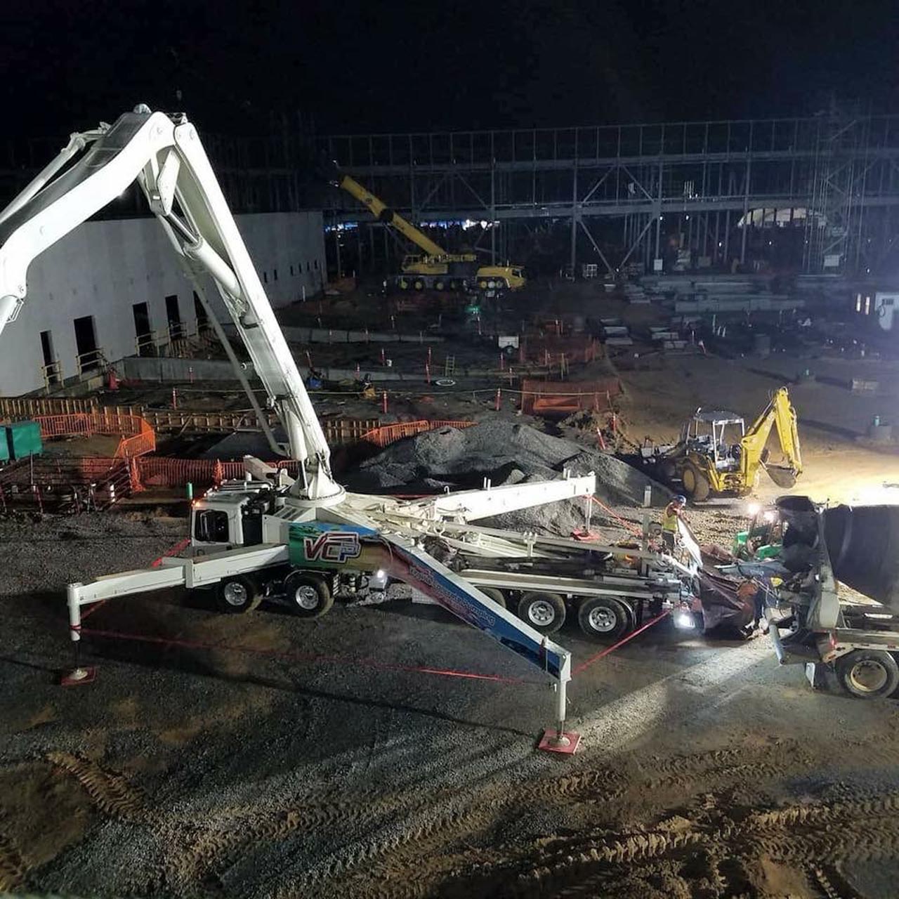 White 52 Meter 5 Section ZX Boom KCP Concrete Pump | Virginia Concrete ...