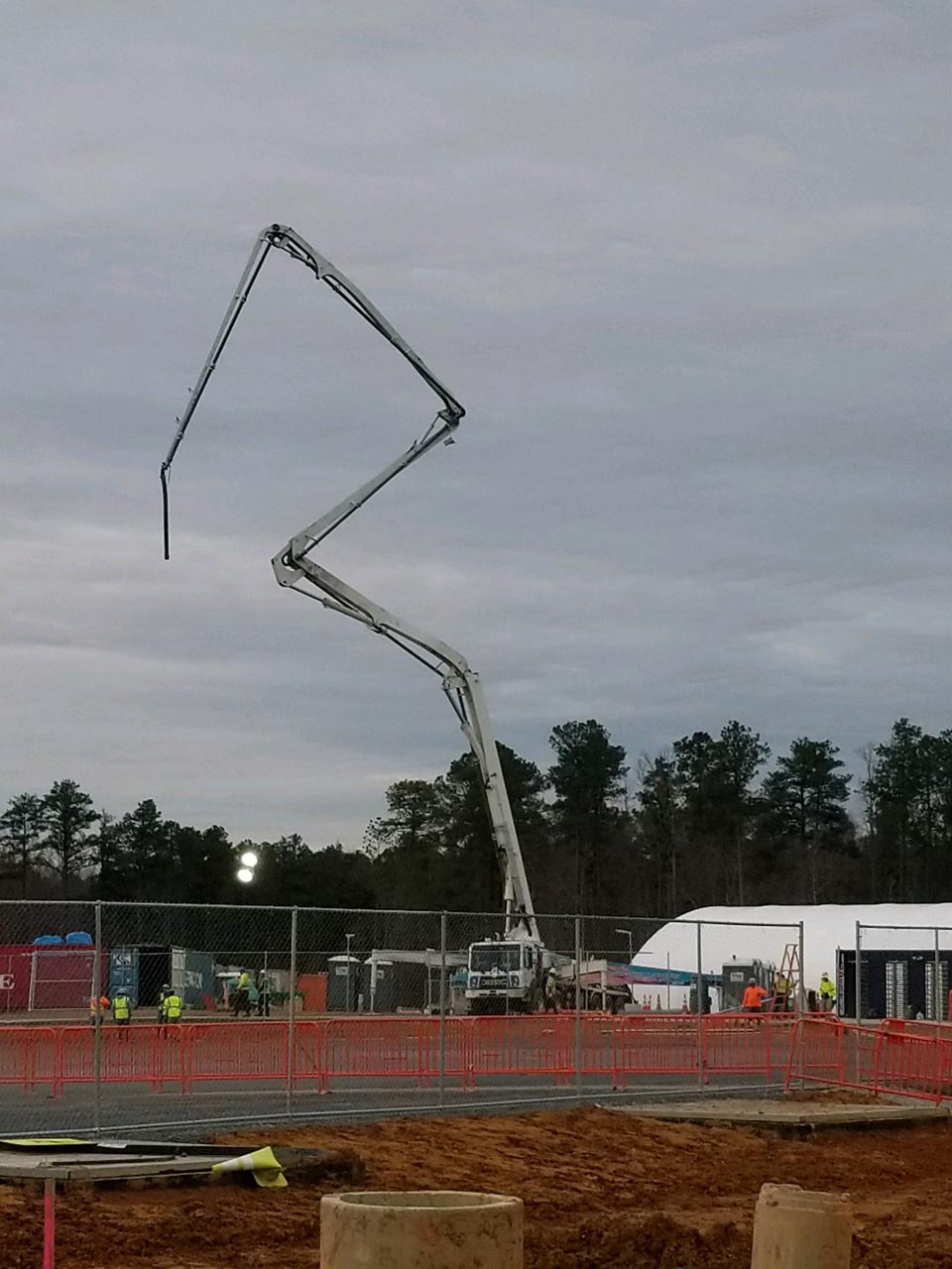 White 52 Meter 5 Section ZX Boom KCP Concrete Pump | Virginia Concrete ...