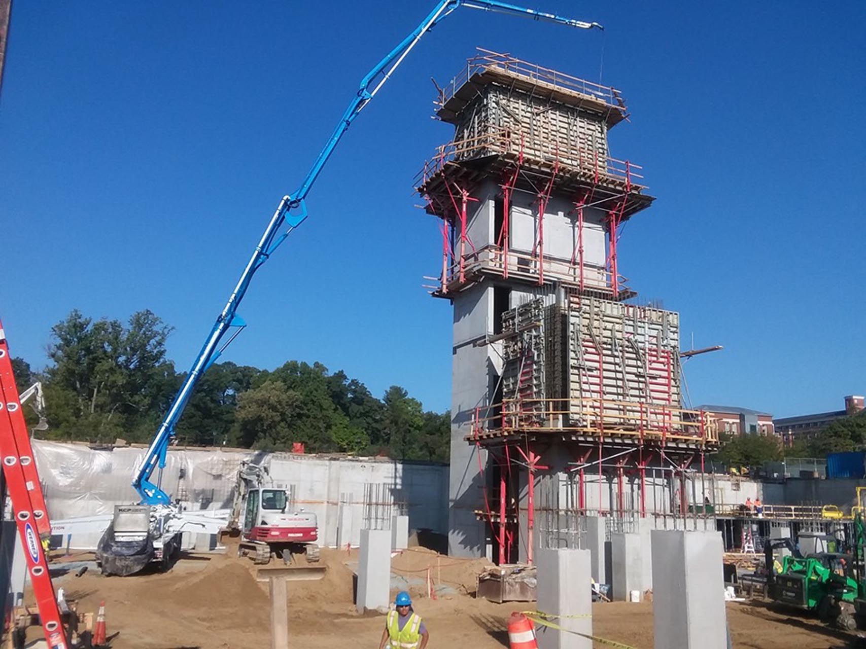 Blue 46 Meter ZX KCP Concrete Pump | Virginia Concrete Pumping