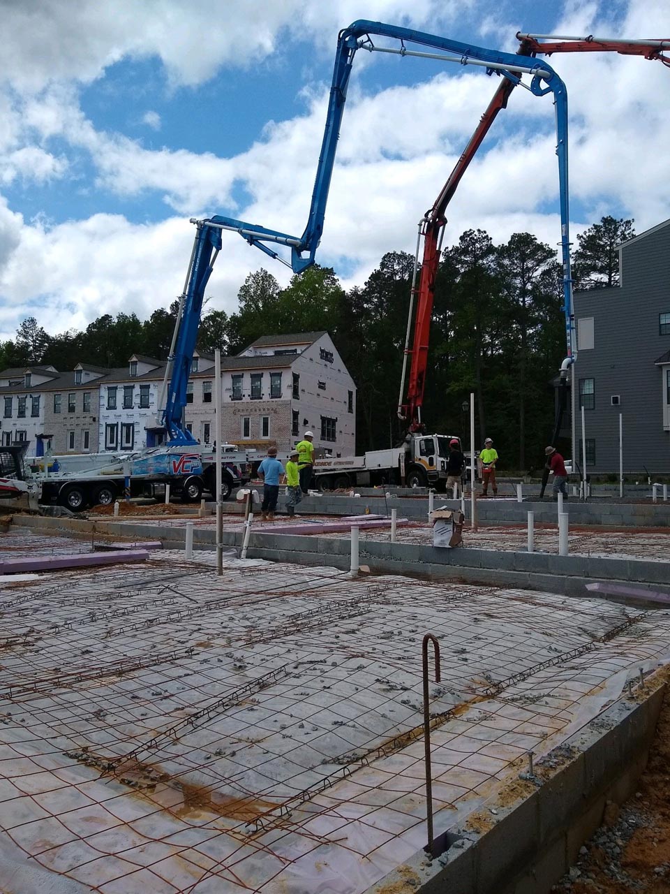 Blue 46 Meter ZX KCP Concrete Pump | Virginia Concrete Pumping