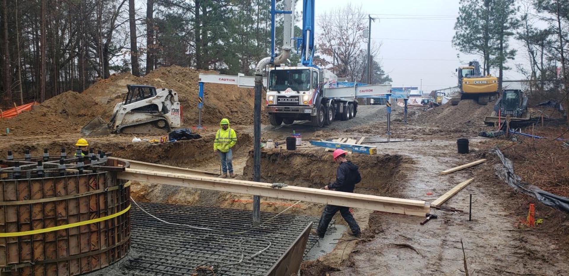 Blue 46 Meter ZX KCP Concrete Pump | Virginia Concrete Pumping