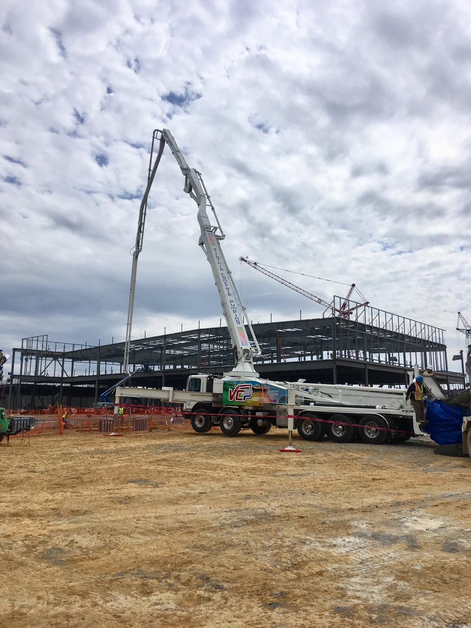 White 52 Meter 5 Section ZX Boom KCP Concrete Pump | Virginia Concrete ...