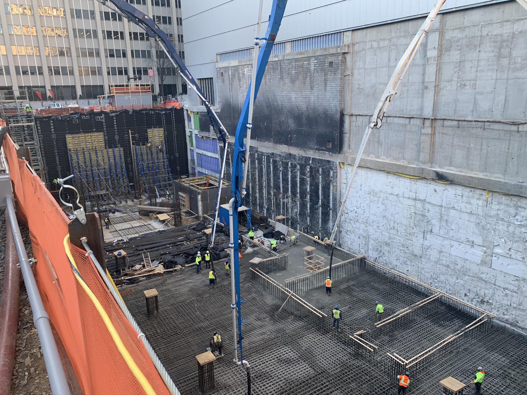Blue 46 Meter ZX KCP Concrete Pump | Virginia Concrete Pumping